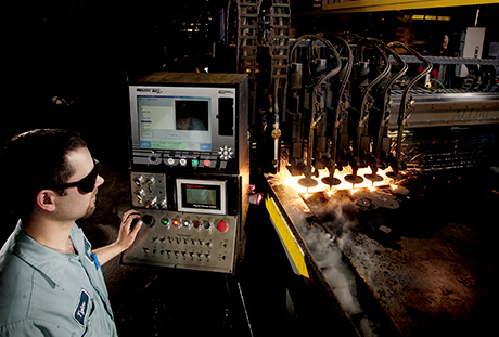 Oxy-Fuel Plate Cutting - Boyd Metals